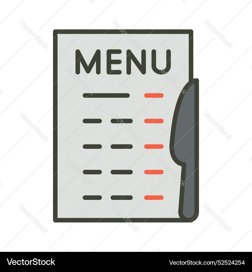 Menu card Royalty Free Vector Image - VectorStock