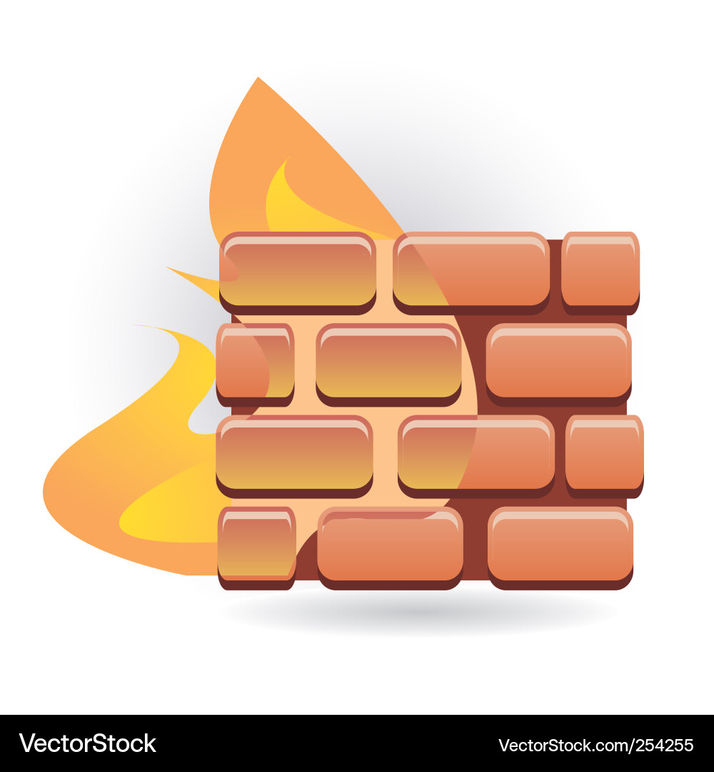 Firewall Royalty Free Vector Image - VectorStock