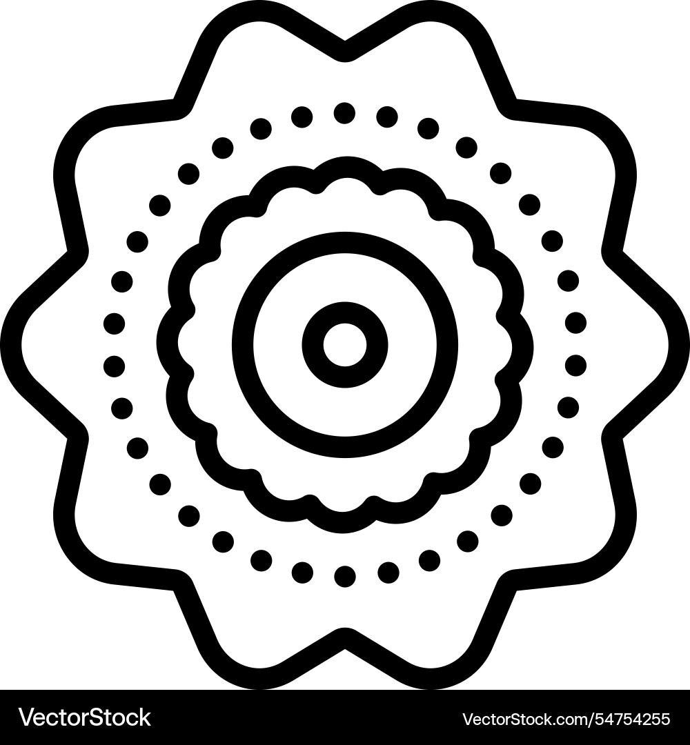 Rangoli Royalty Free Vector Image - VectorStock