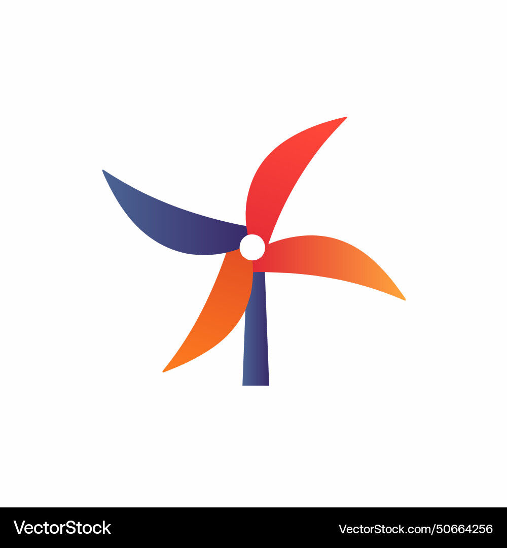 Green technology developer filled gradient logo Vector Image