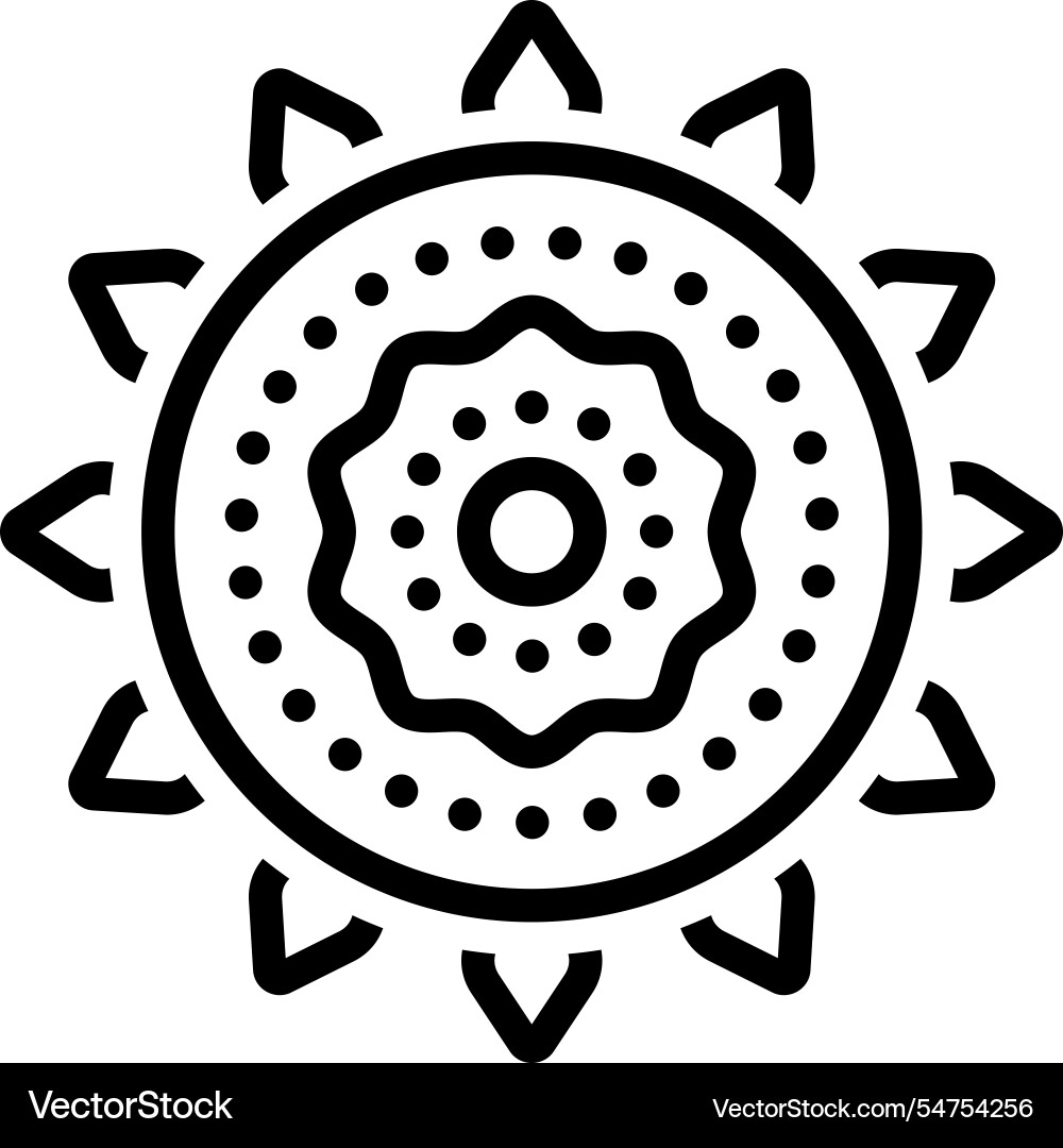 Rangoli Royalty Free Vector Image - VectorStock