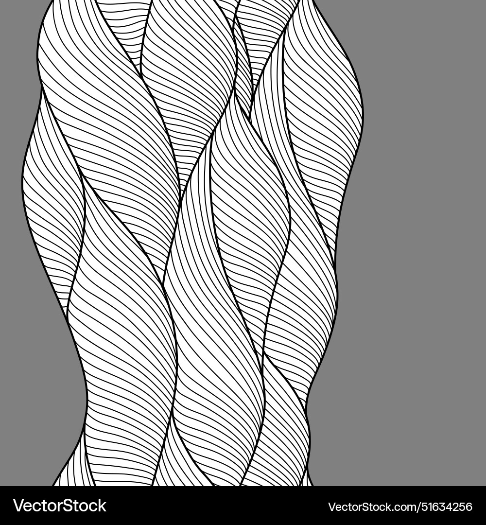 Seamless wave pattern background with sea river Vector Image