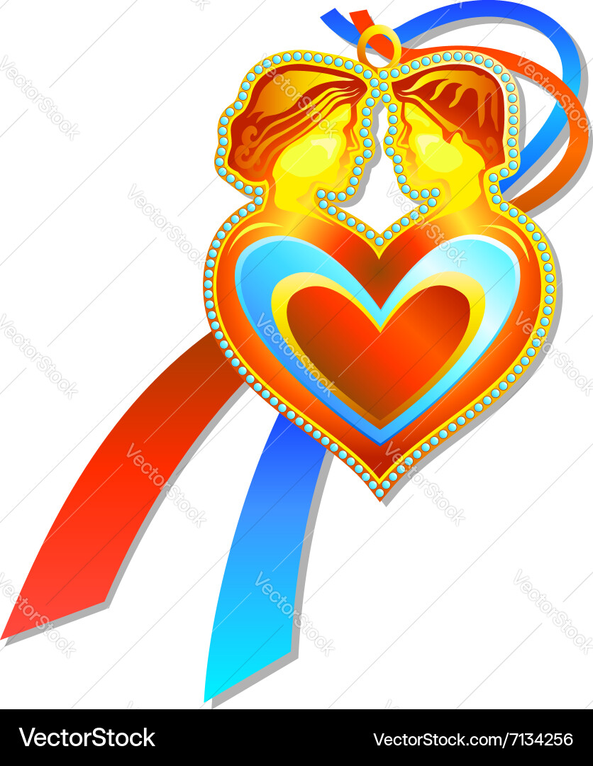 Symbol of love Royalty Free Vector Image - VectorStock