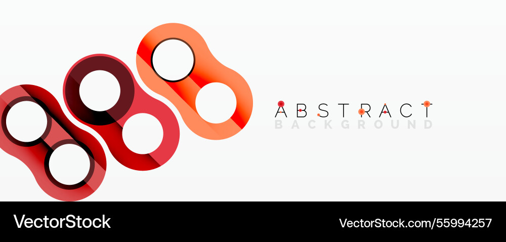 Abstract geometric pattern with interlocking Vector Image