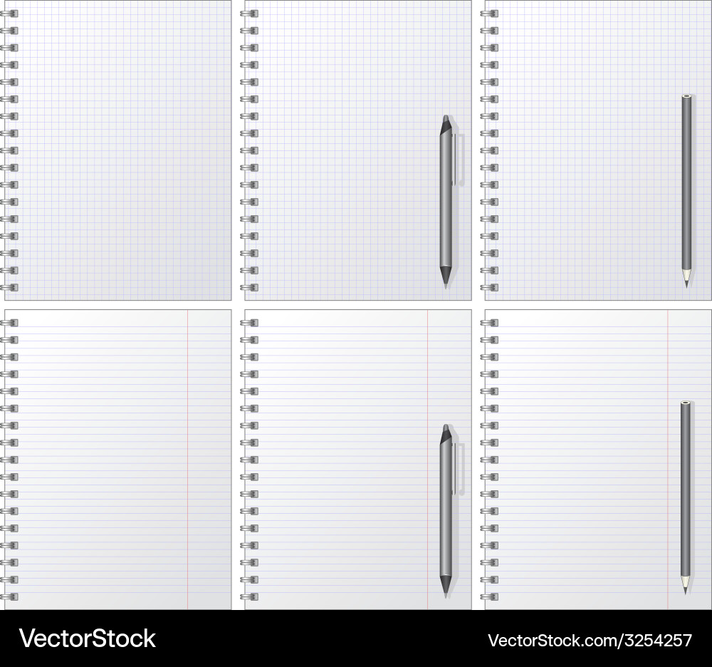 Notebook Royalty Free Vector Image - VectorStock