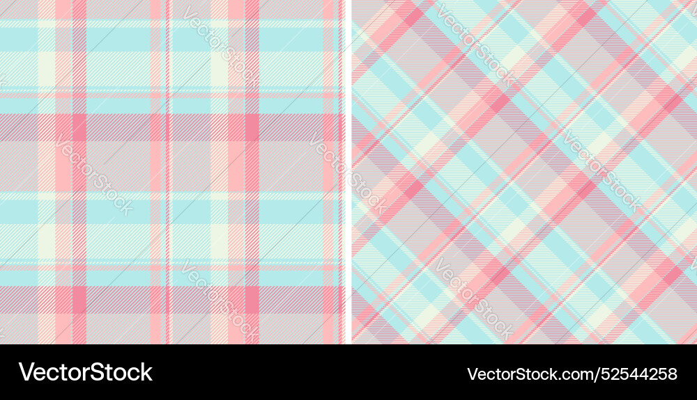 Pattern background of seamless check fabric Vector Image
