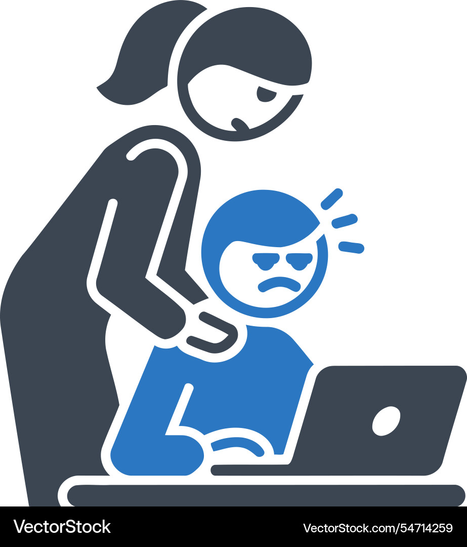 Workplace stress relief icon Royalty Free Vector Image