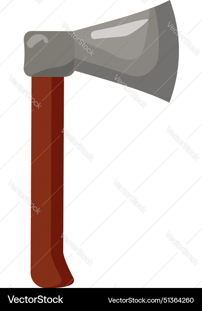 Cartoon of an axe Royalty Free Vector Image - VectorStock