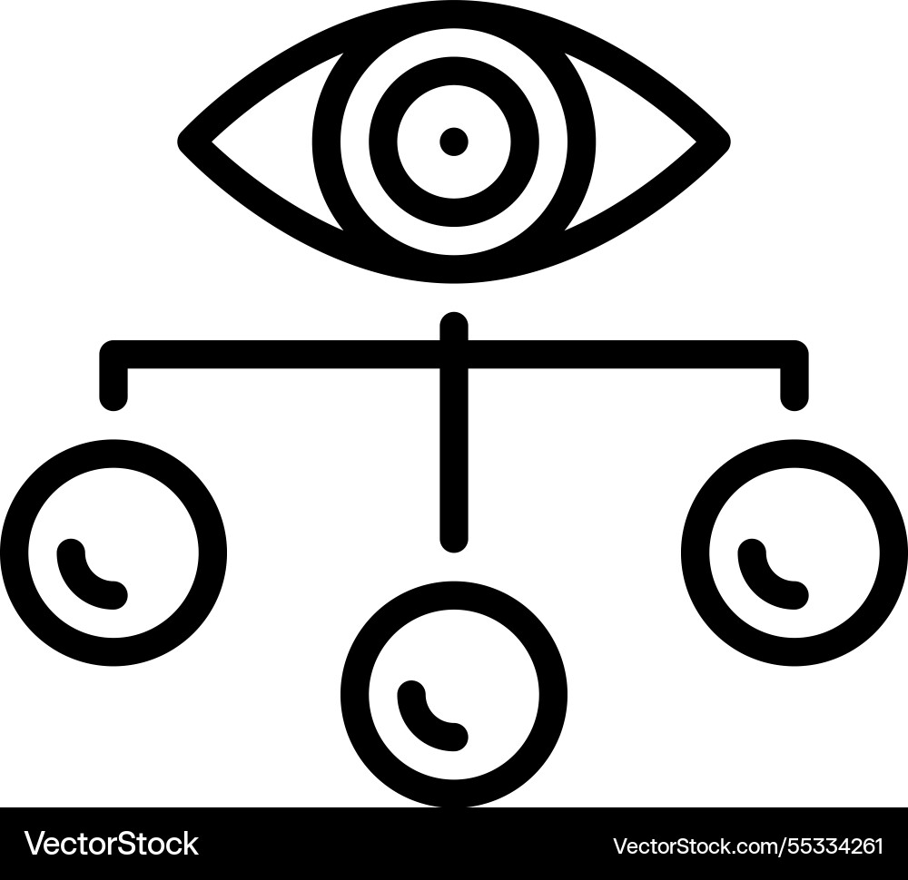 Overseeing Royalty Free Vector Image - VectorStock