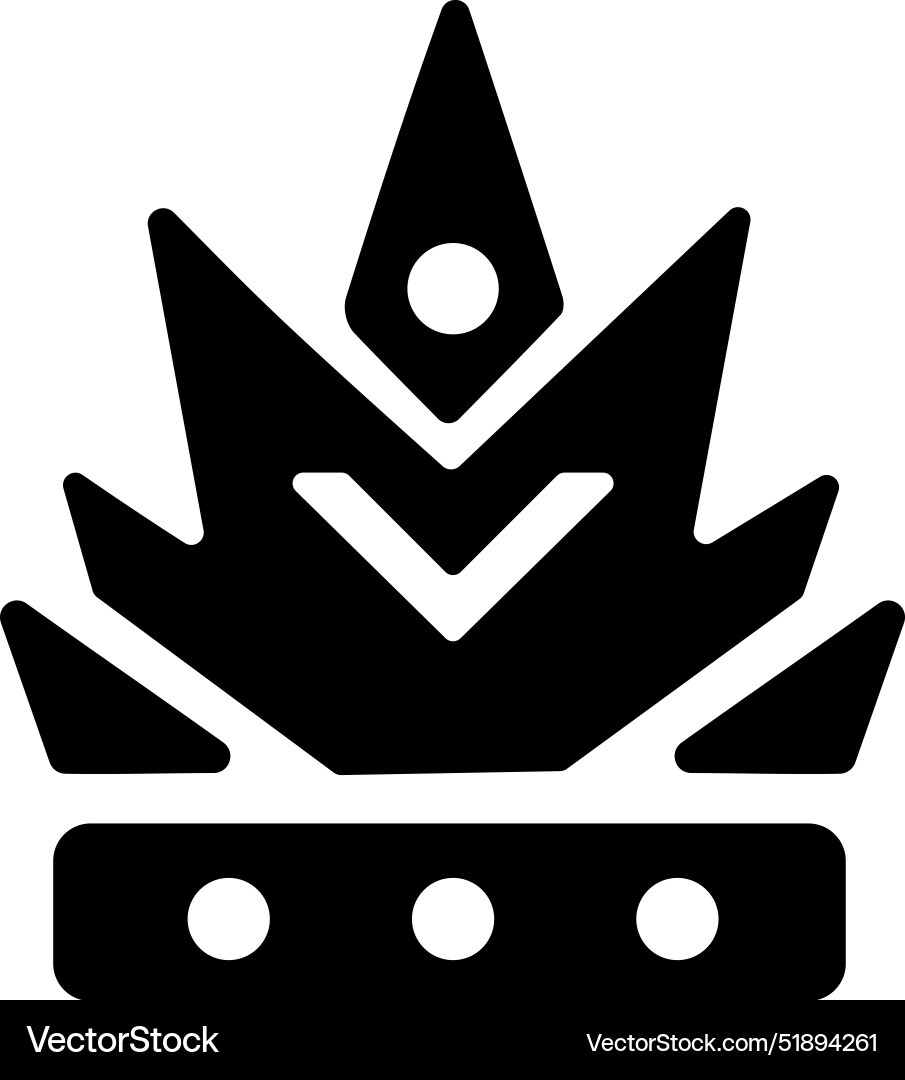 Ruler crown Royalty Free Vector Image - VectorStock