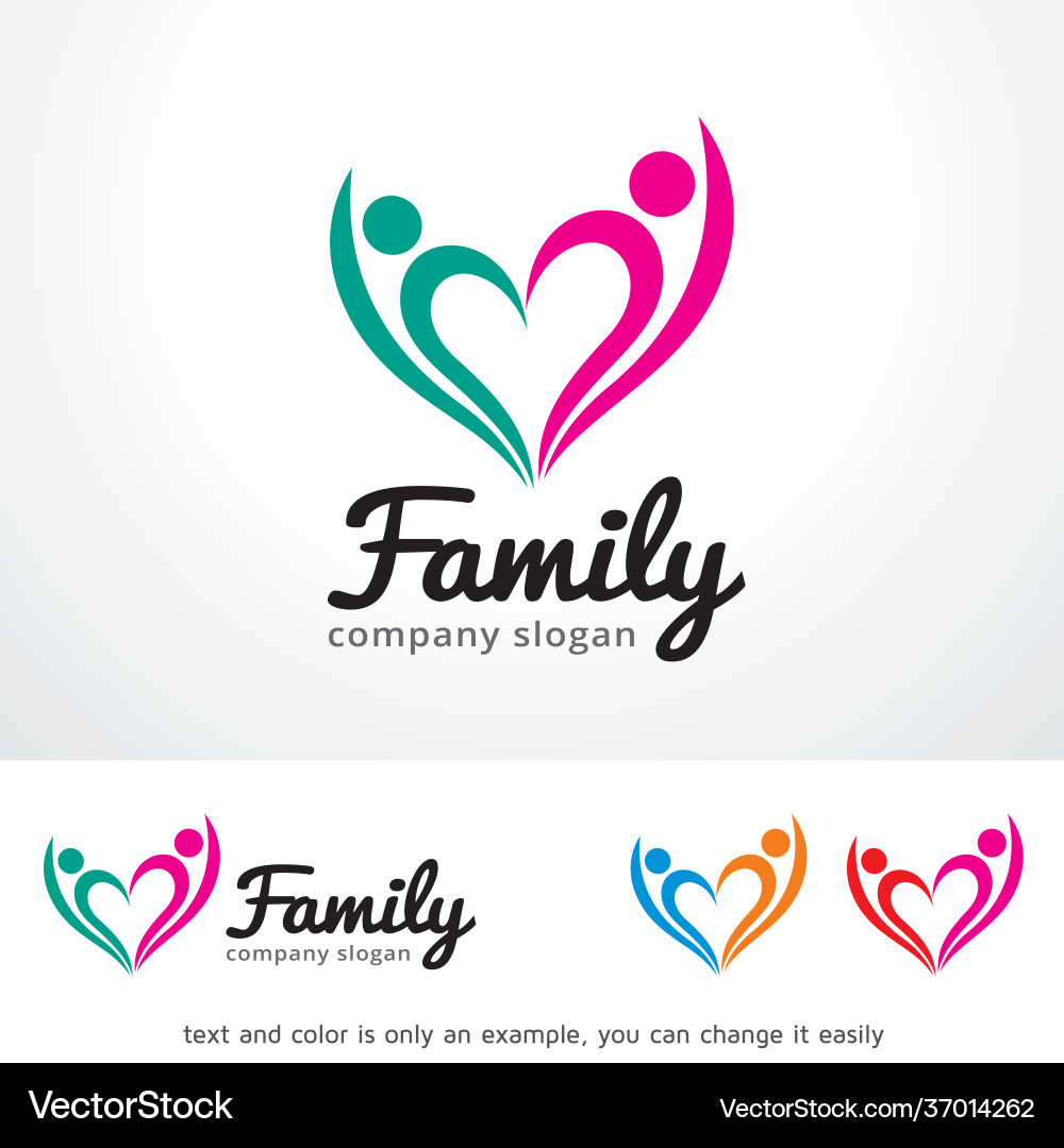 Family Logo Ideas Premium Vector | Family Logo Design With Modern