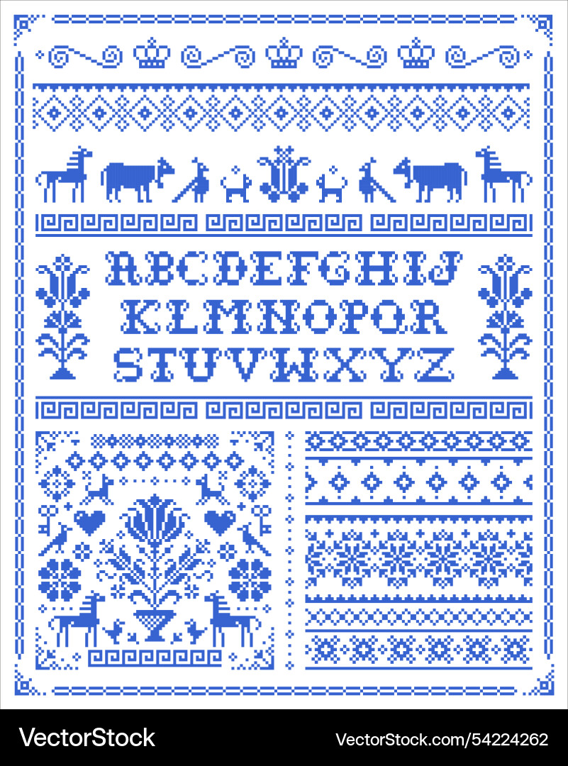 Cross Stitch Heart Vector Images (over 650)
