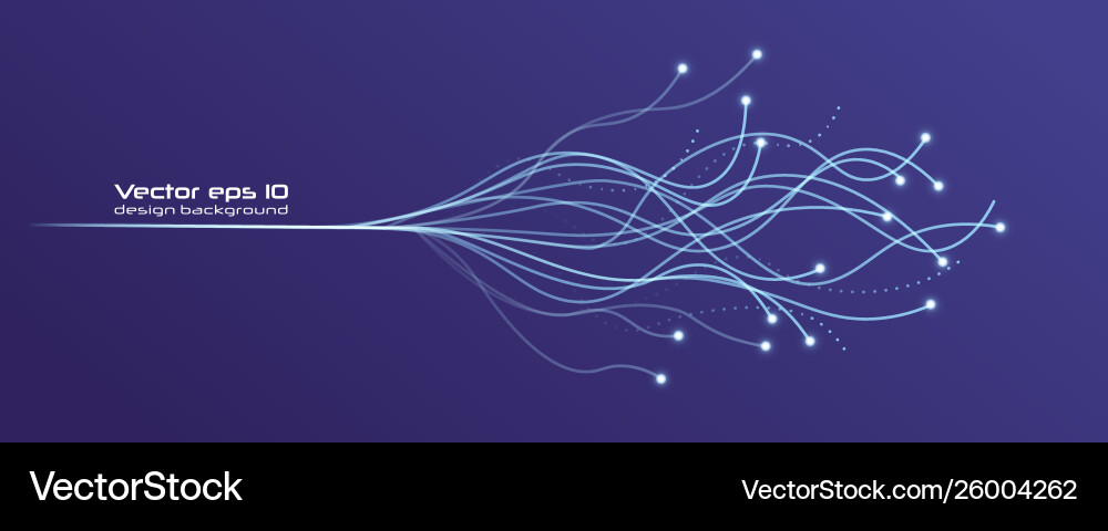 Wave lines Royalty Free Vector Image - VectorStock