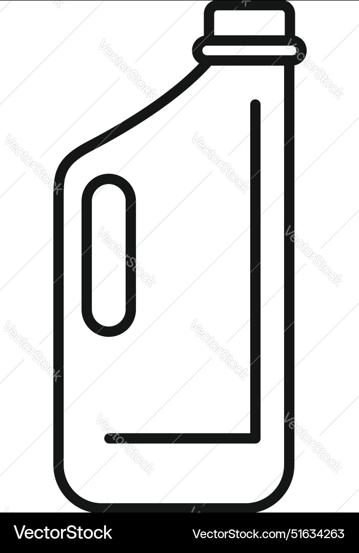 Cleaning detergent bottle icon representing Vector Image