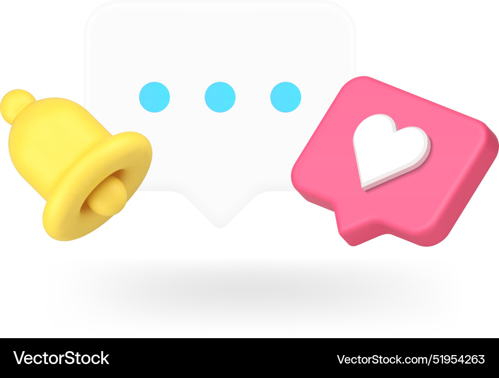 Dating application chat incoming message Vector Image