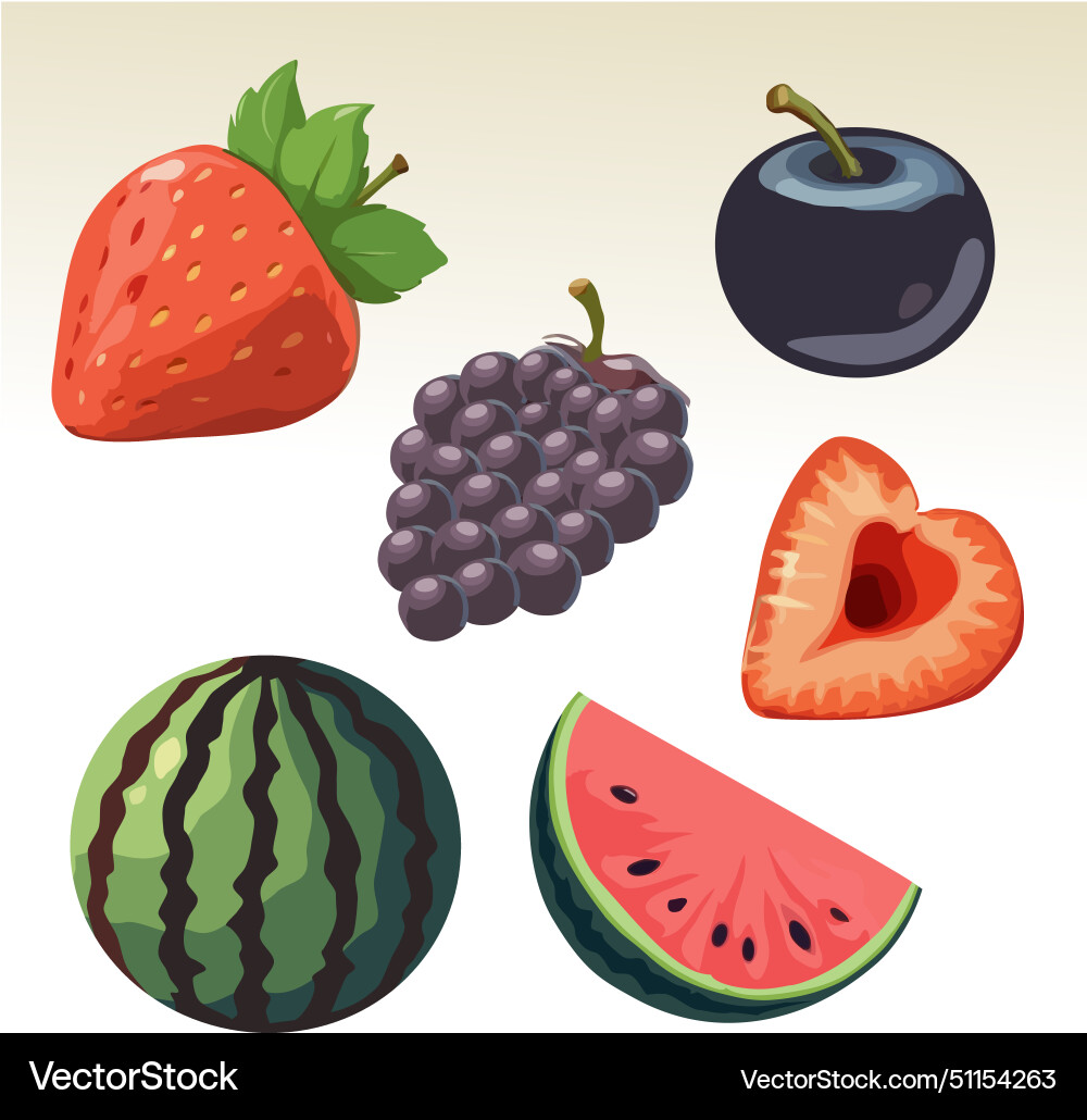 Fruits Royalty Free Vector Image - VectorStock