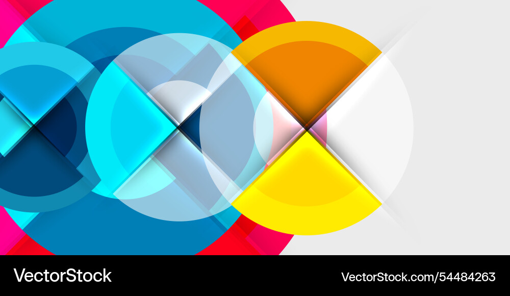 Target circle geometric abstract shapes Royalty Free Vector