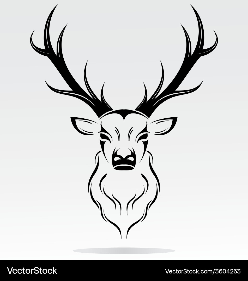 Elk Stencil Vector Images (90)