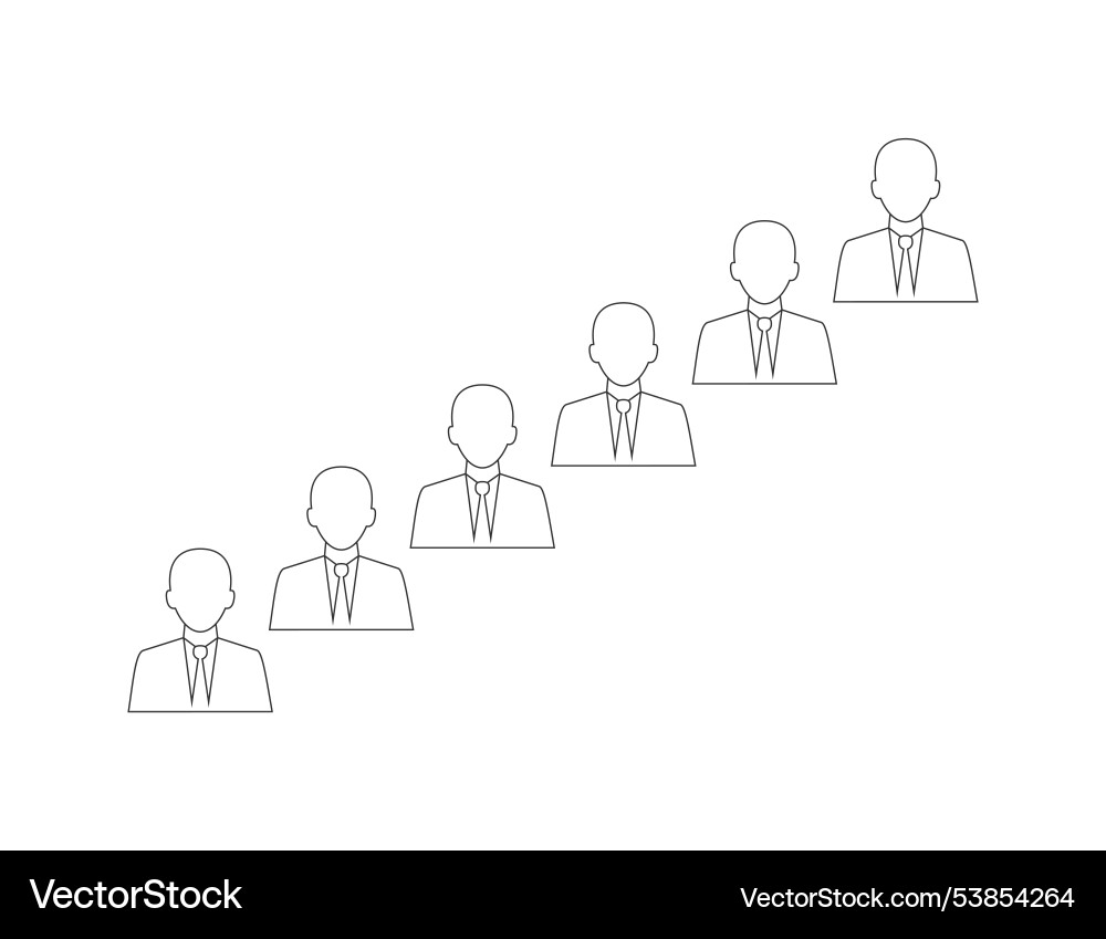 Colleague headcount corporate icon Royalty Free Vector Image