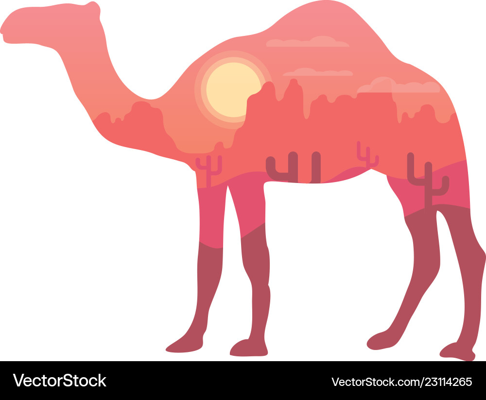 Camel Royalty Free Vector Image - VectorStock