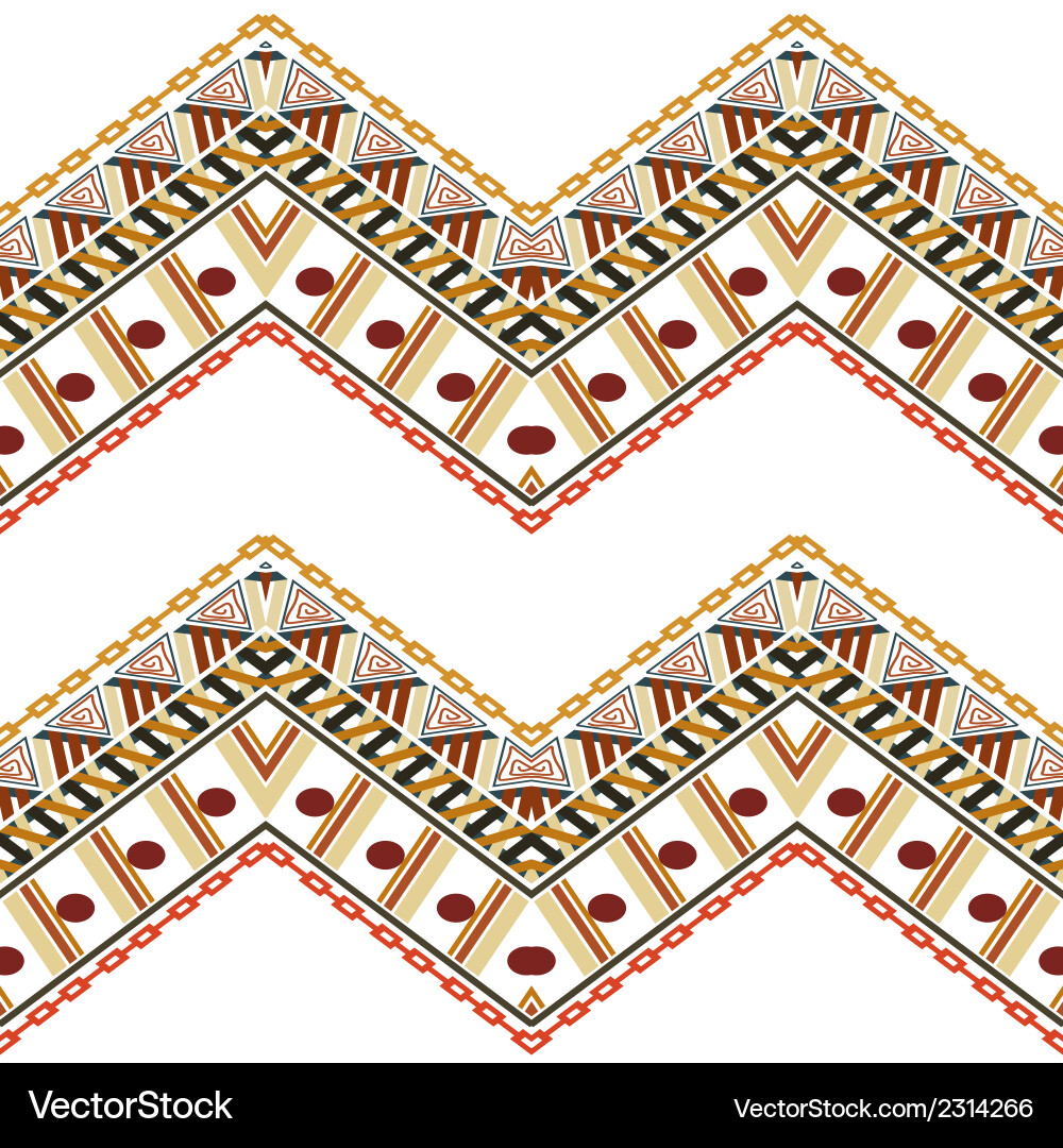 Abstract seamless texture in ethnic style stock Vector Image