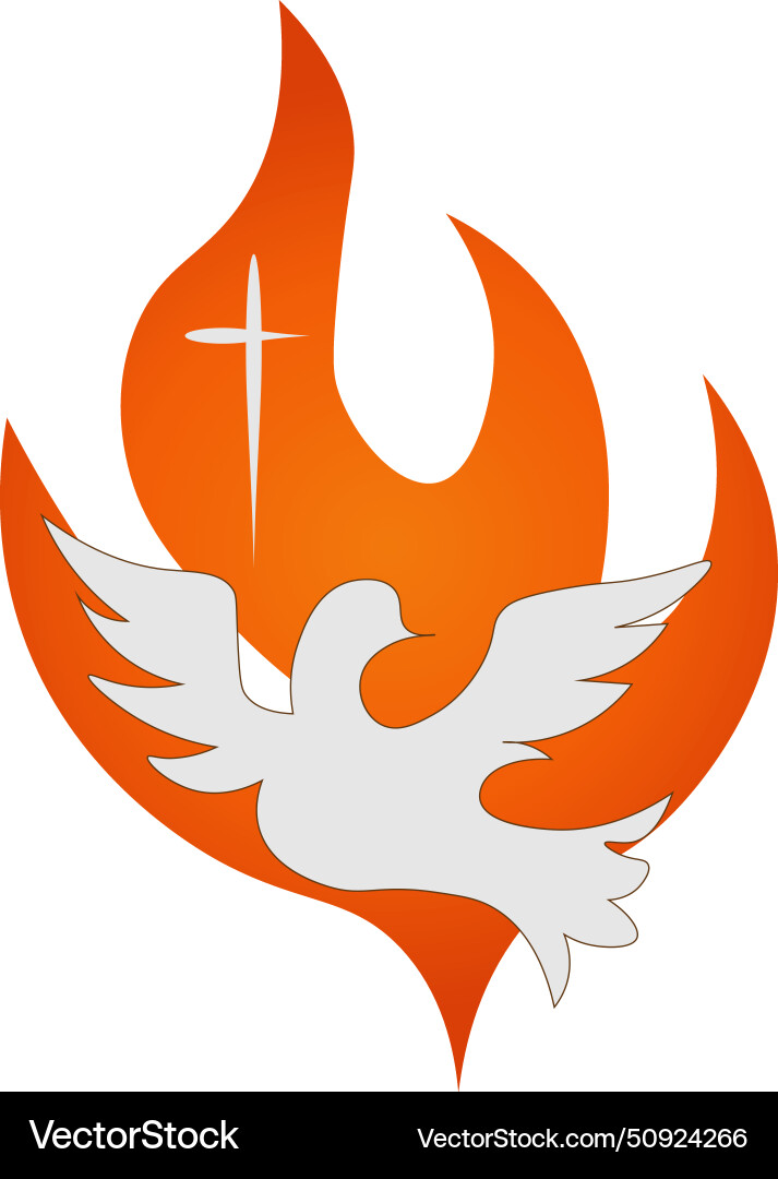Pentecost sunday special design for print Vector Image