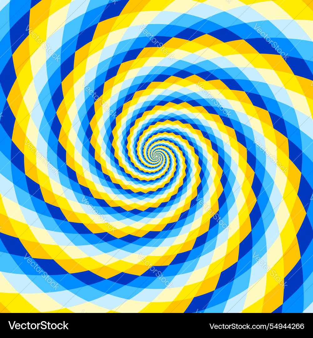 Spiral twist background optical illusion movement Vector Image