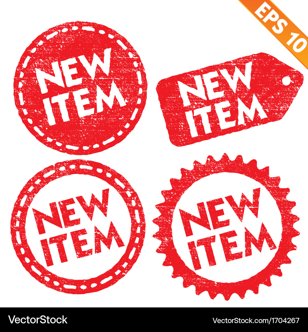 New Item Tags & Stickers Collection Royalty Free Vector