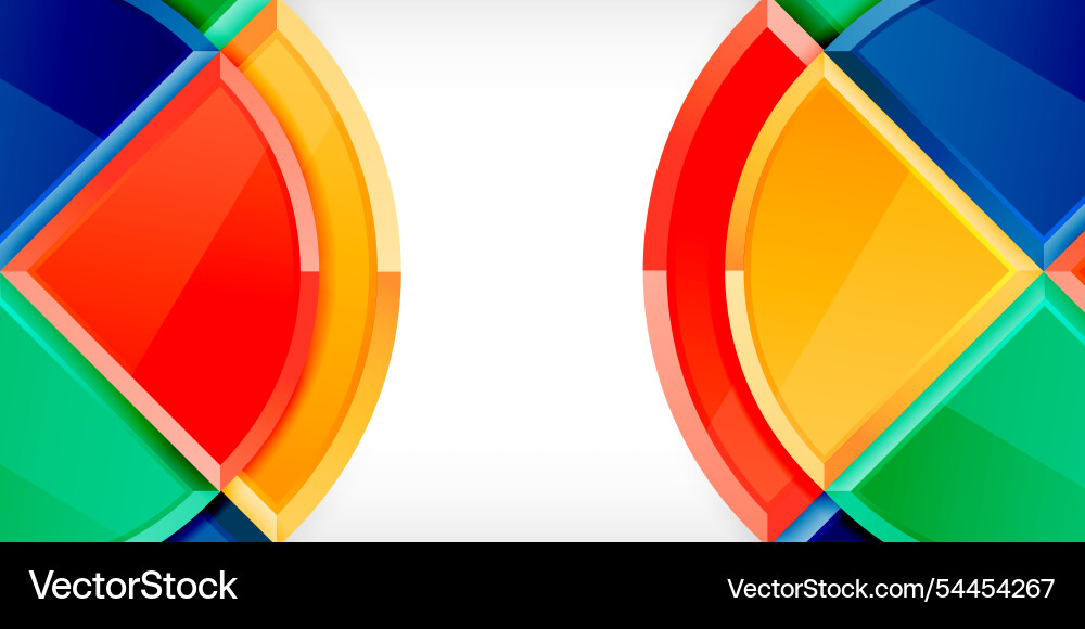 Triangle circles background Royalty Free Vector Image