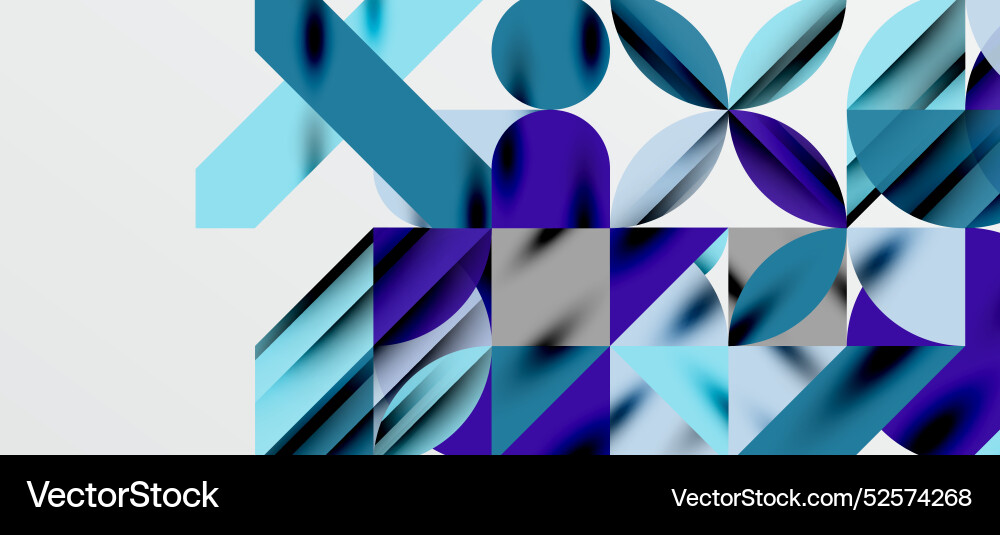 Geometric neo patterns abstract background Vector Image