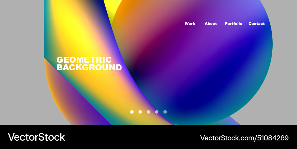 Colorfulness with a rainbow sphere on gray Vector Image