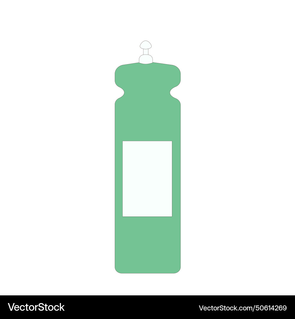 Toilet cleaner isolated on white background Vector Image