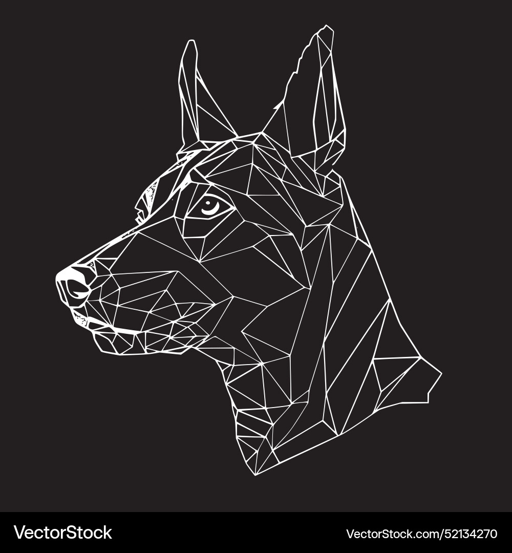 Australian kelpie - high quality logo ideal Vector Image