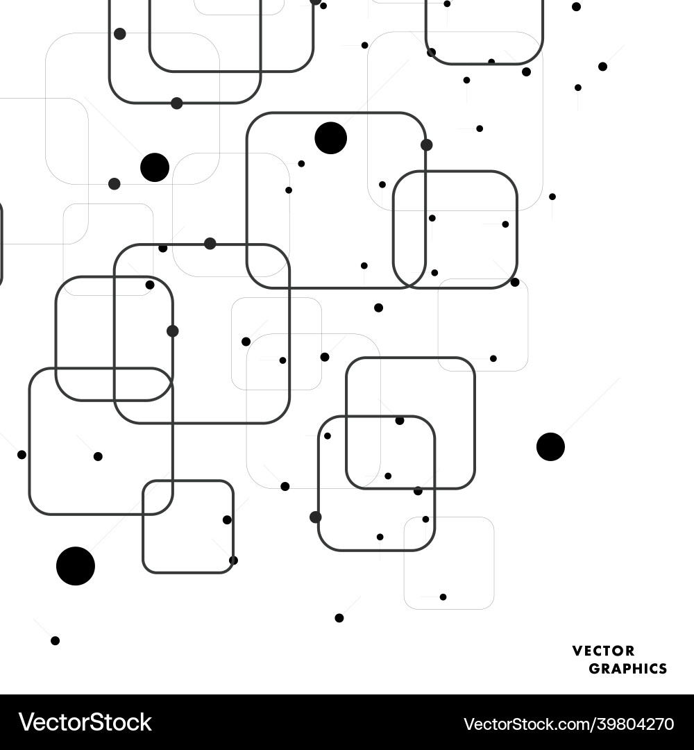 Connected Network Lines Royalty Free Vector Image