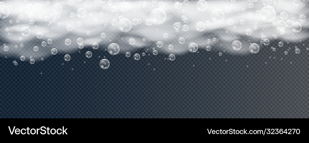 Foam and bubbles Royalty Free Vector Image - VectorStock