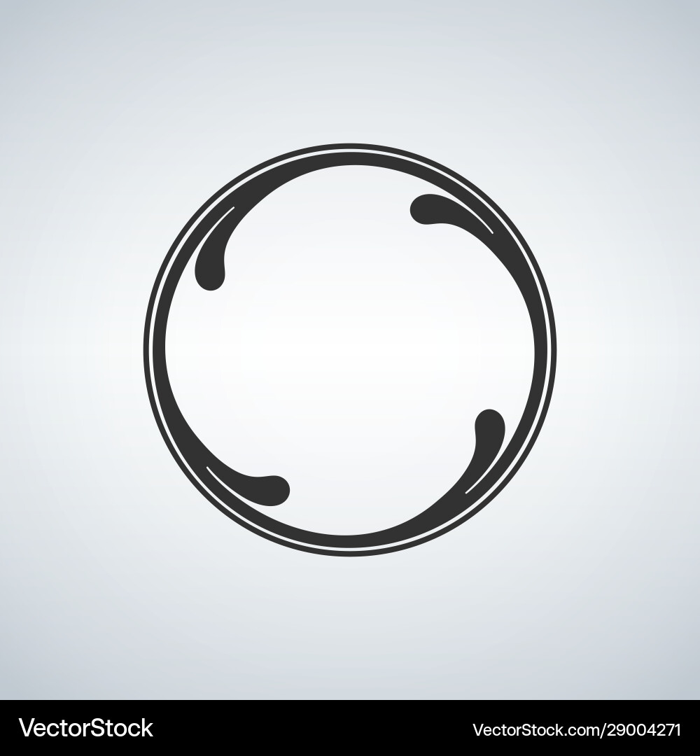 Circle concept waves Royalty Free Vector Image