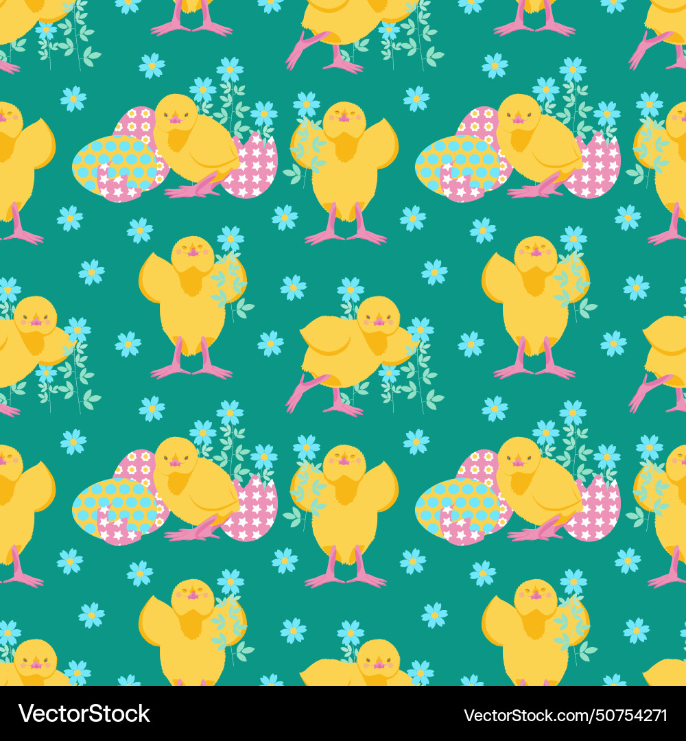Easterchickens Royalty Free Vector Image - VectorStock