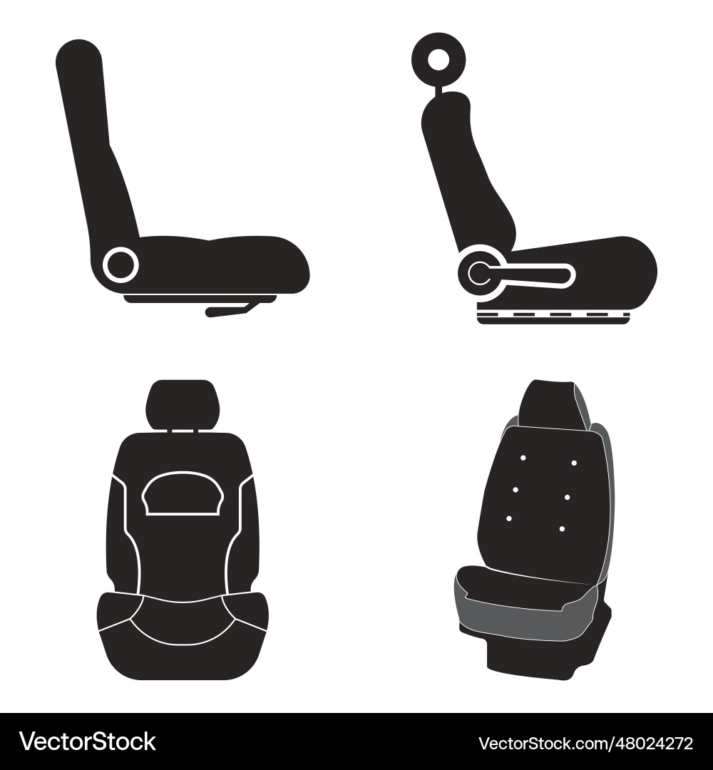 Car seat icon Royalty Free Vector Image - VectorStock