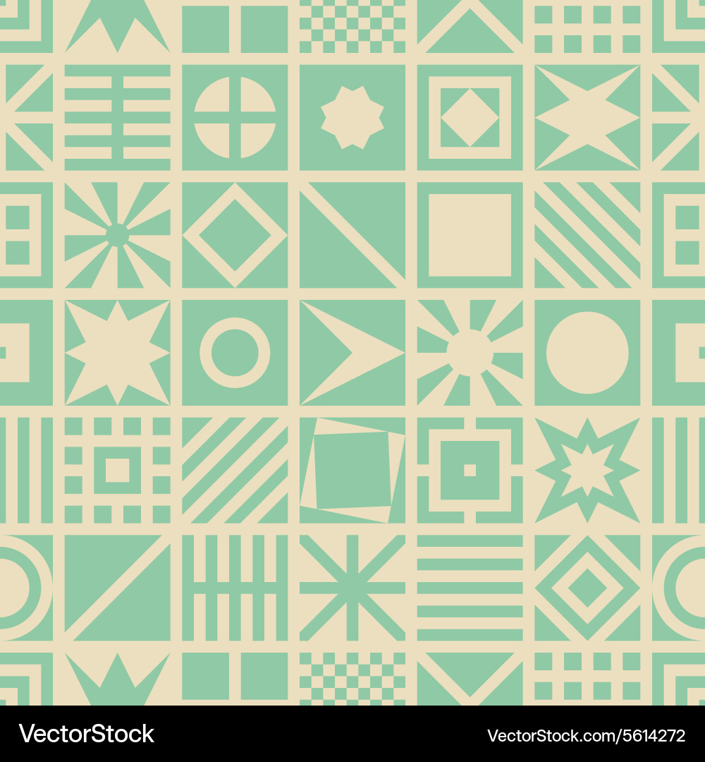 Square seamless pattern Royalty Free Vector Image