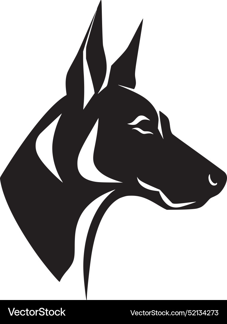 Australian kelpie - minimalist and simple Vector Image