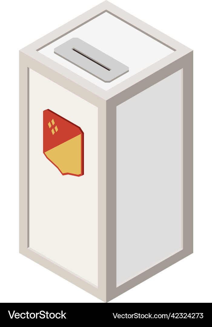 Election box icon Royalty Free Vector Image - VectorStock