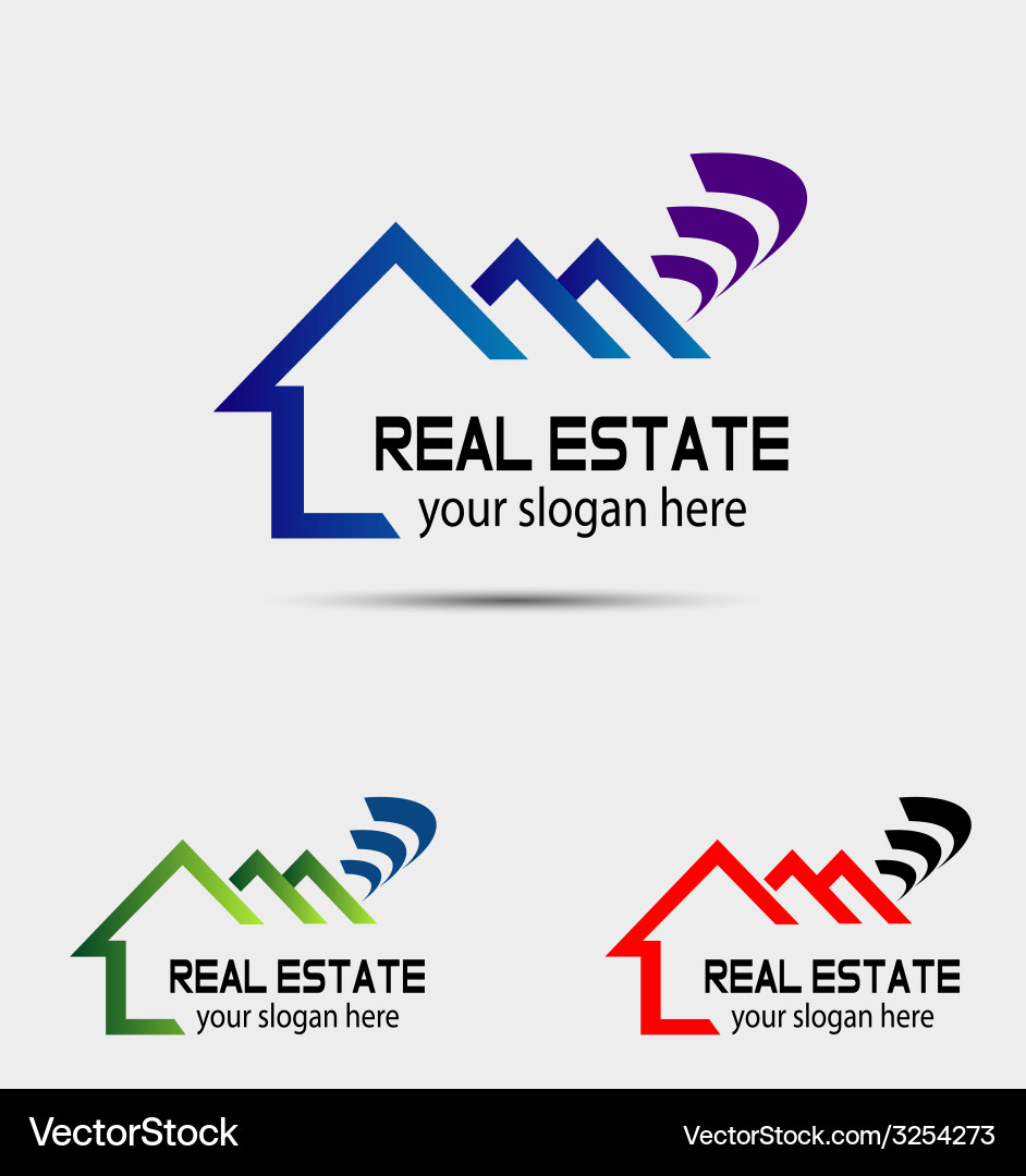 Modern House Symbol Royalty Free Vector Image - VectorStock