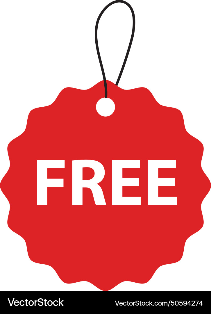 Free tag icon style Royalty Free Vector Image - VectorStock