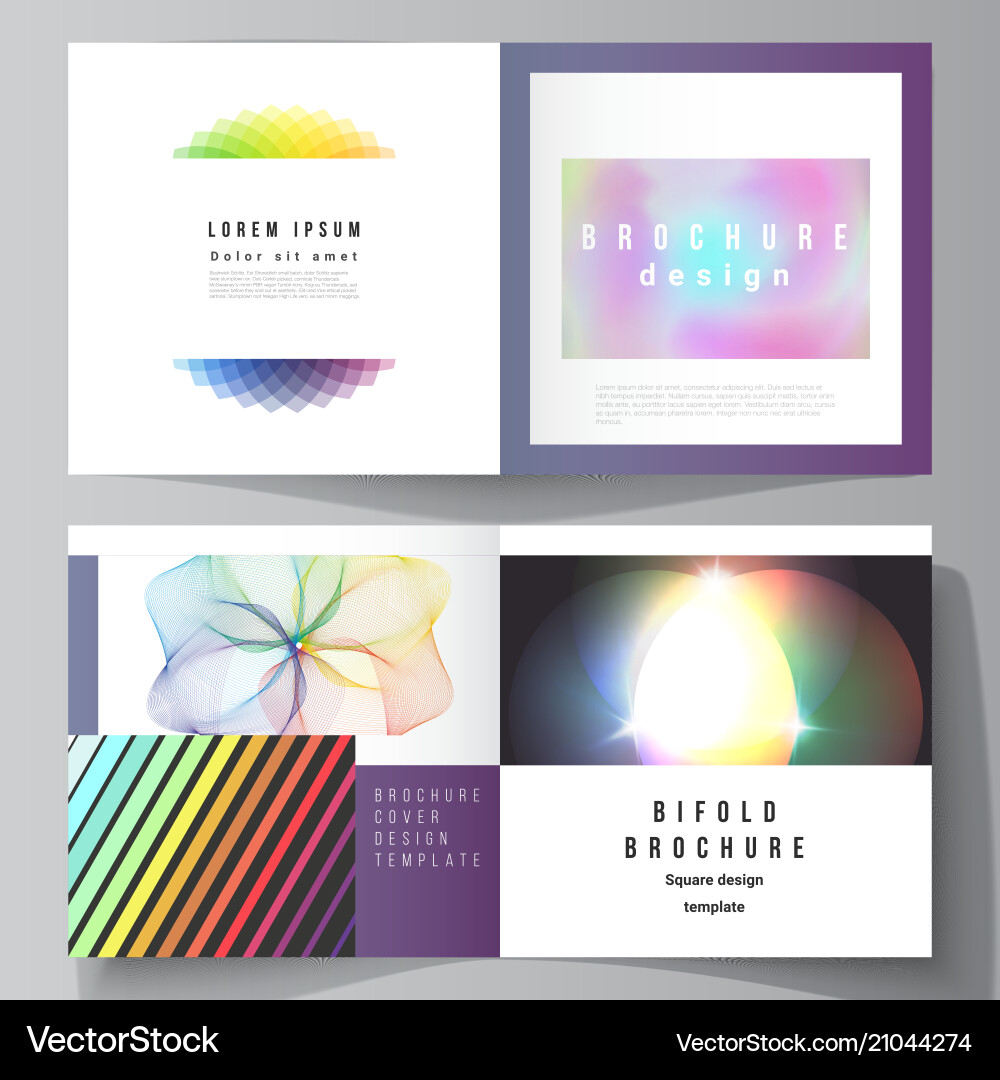 The layout of two Royalty Free Vector Image - VectorStock