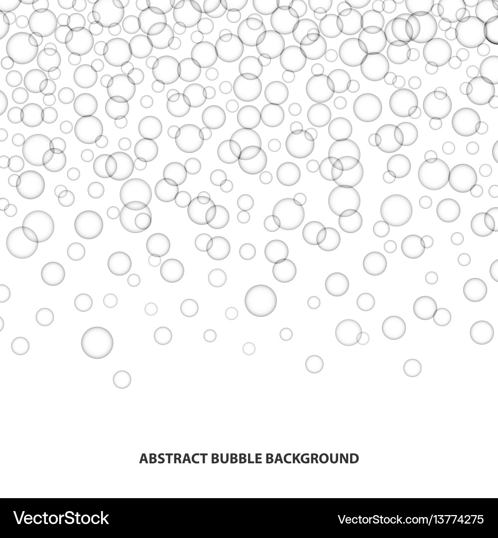Abstract bubble background Royalty Free Vector Image