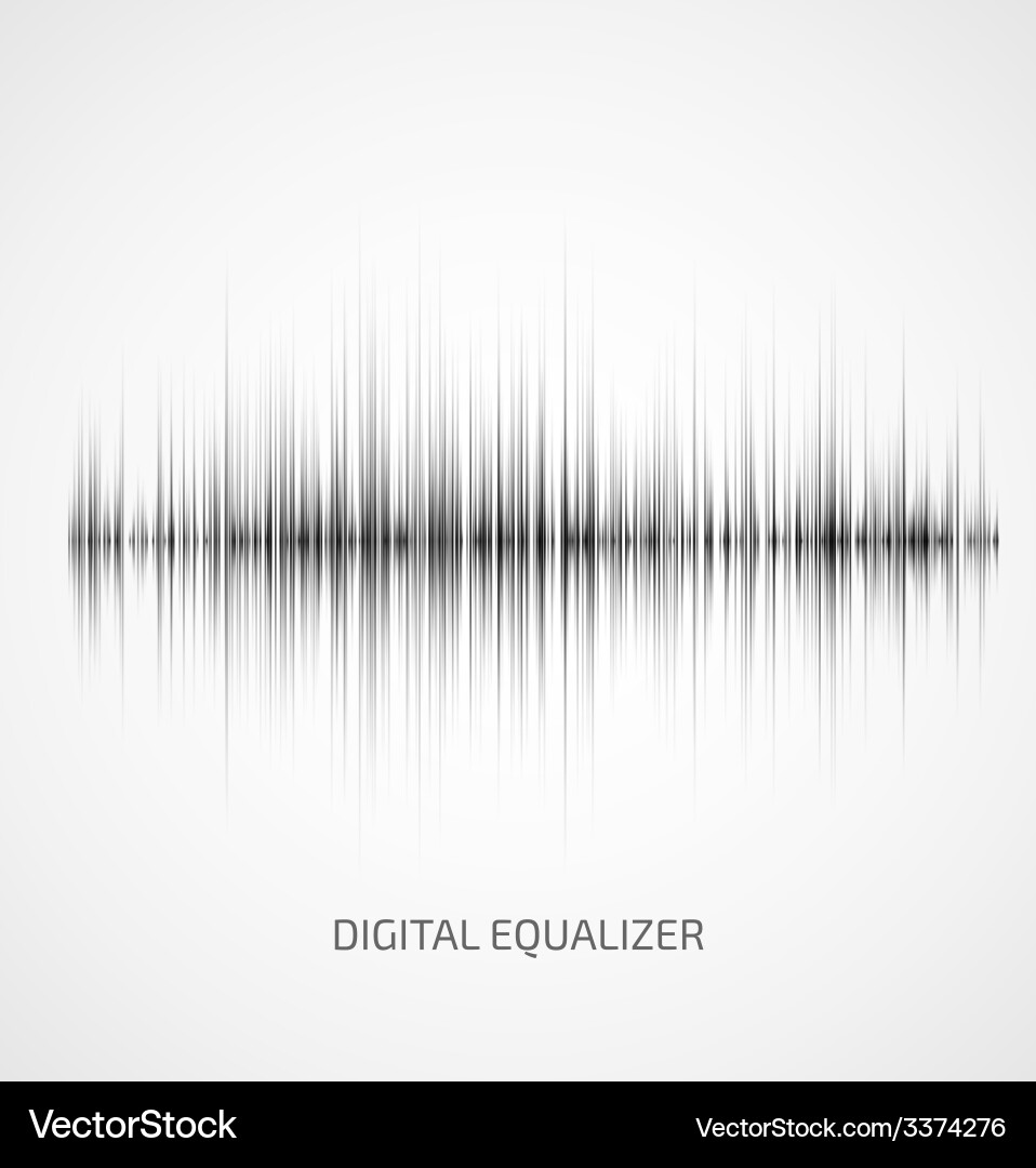 Abstract music equalizer Royalty Free Vector Image