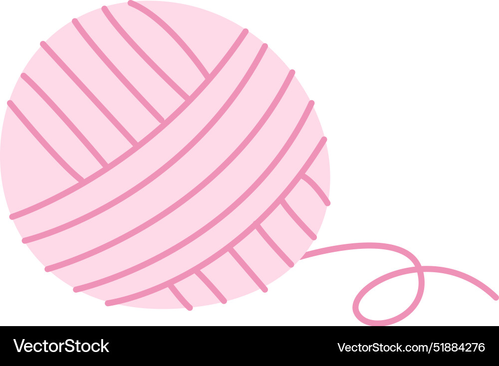 Ball of yarn Royalty Free Vector Image - VectorStock