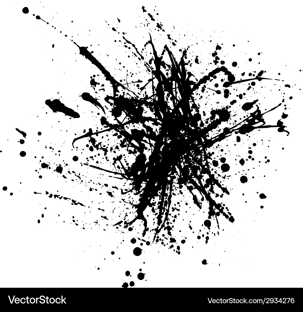 Ink splash Royalty Free Vector Image - VectorStock