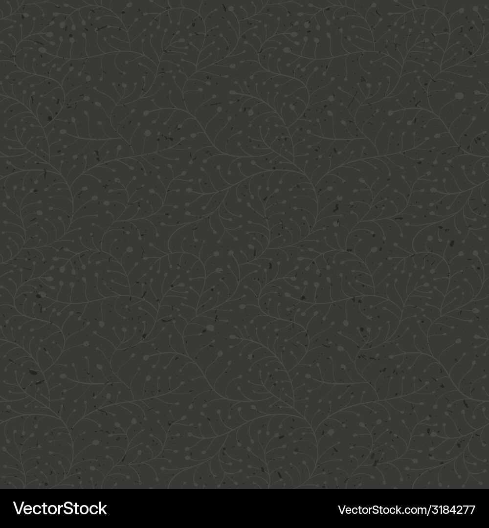 Dark Floral Wallpaper Pattern Royalty Free Vector Image