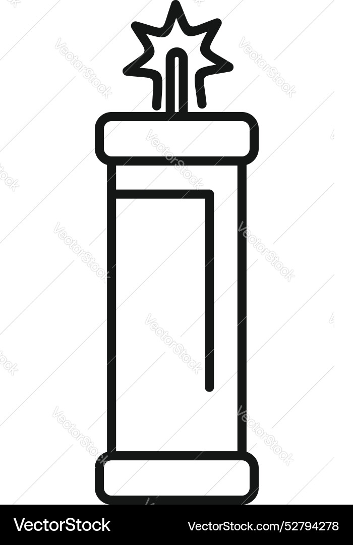 Dynamite with burning wick is ready to explode Vector Image Dynamite with burning wick is ready to explode Vector Image